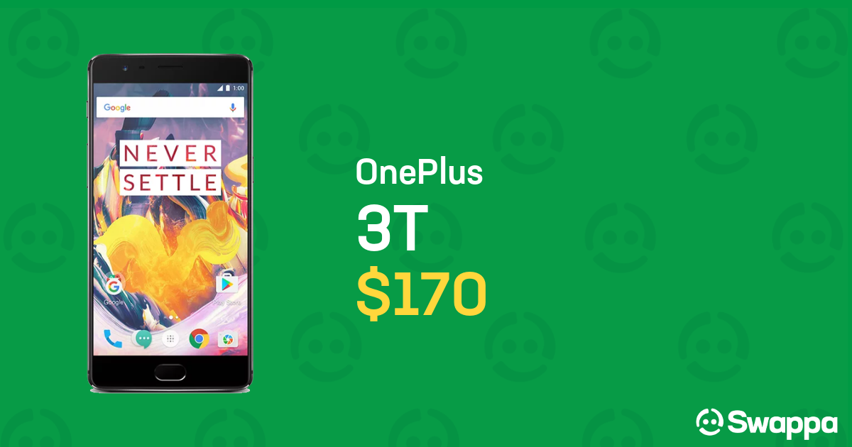 OnePlus 3T - Unlocked, Gray, 64GB, 6GB, A3000 - LRQC04698 - Swappa