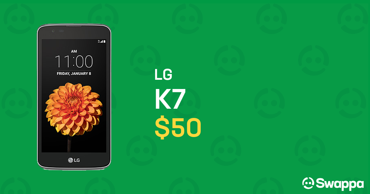 LG K7 - Metro by T-Mobile, Black, 8GB - LRQF41580 - Swappa