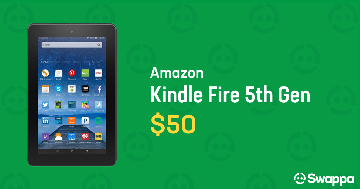 Amazon Kindle Fire 5th Gen (Amazon) - Black, 16 GB - LRRO24458 - Swappa