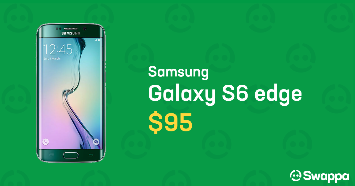 Samsung Galaxy S6 edge - T-Mobile, Black, 64GB, SM-G925T - LRRP49938 ...