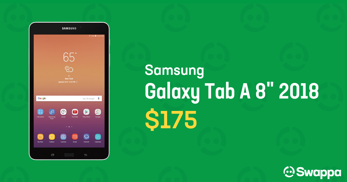 Samsung Galaxy Tab A 8" 2018 - T-Mobile, Black, SM-T387T - LRRU55805 ...