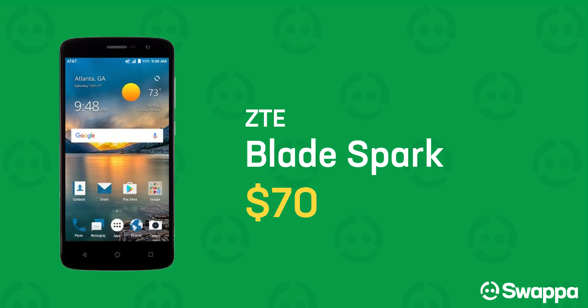 ZTE Blade Spark - AT&T, Gray, 16GB, 2GB, Z971 - LRSS70454 - Swappa