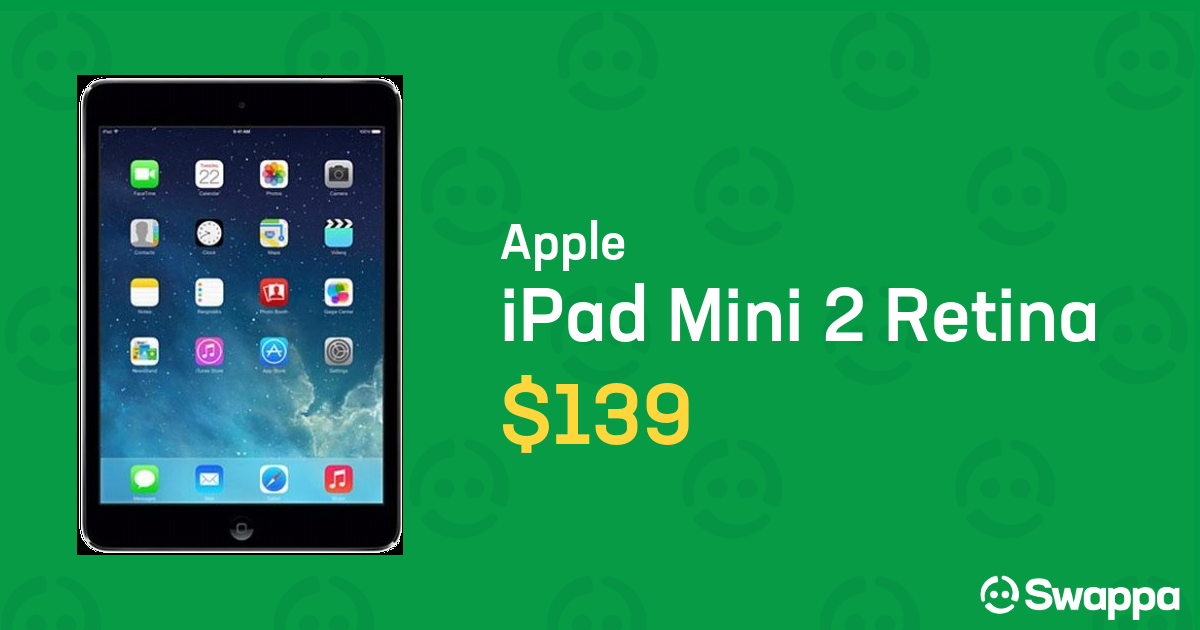 Apple iPad Mini 2 Retina - Unlocked, Black, 32GB - LRTK28808 - Swappa