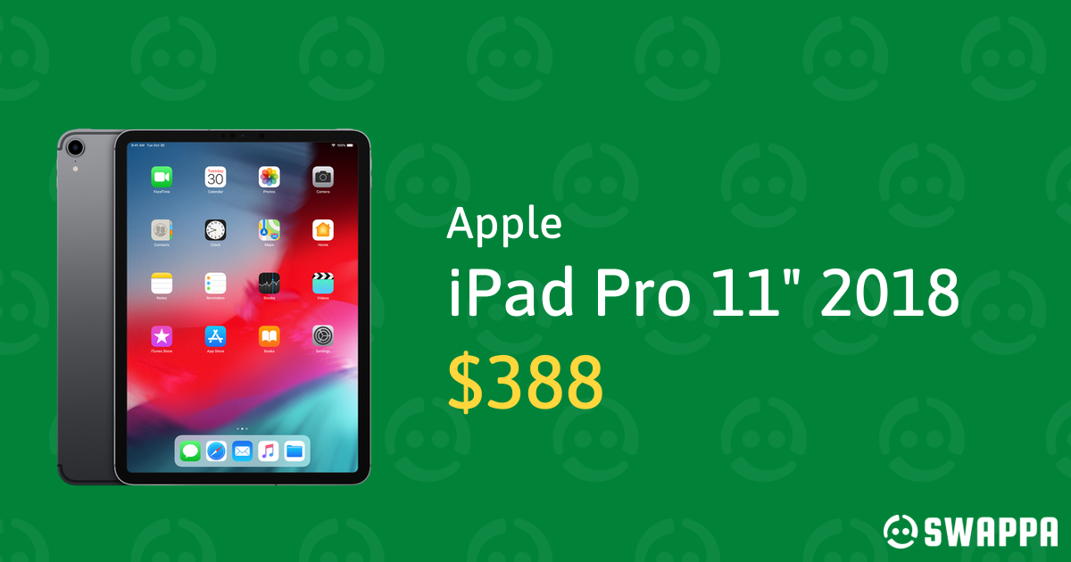 Apple iPad Pro 11" 2018 - Unlocked, Gray, 256GB, A2013 - LRTK64648 - Swappa