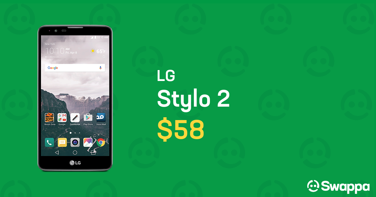 LG Stylo 2 - Verizon, Gray, 16GB, 2GB, V - LRUQ08984 - Swappa