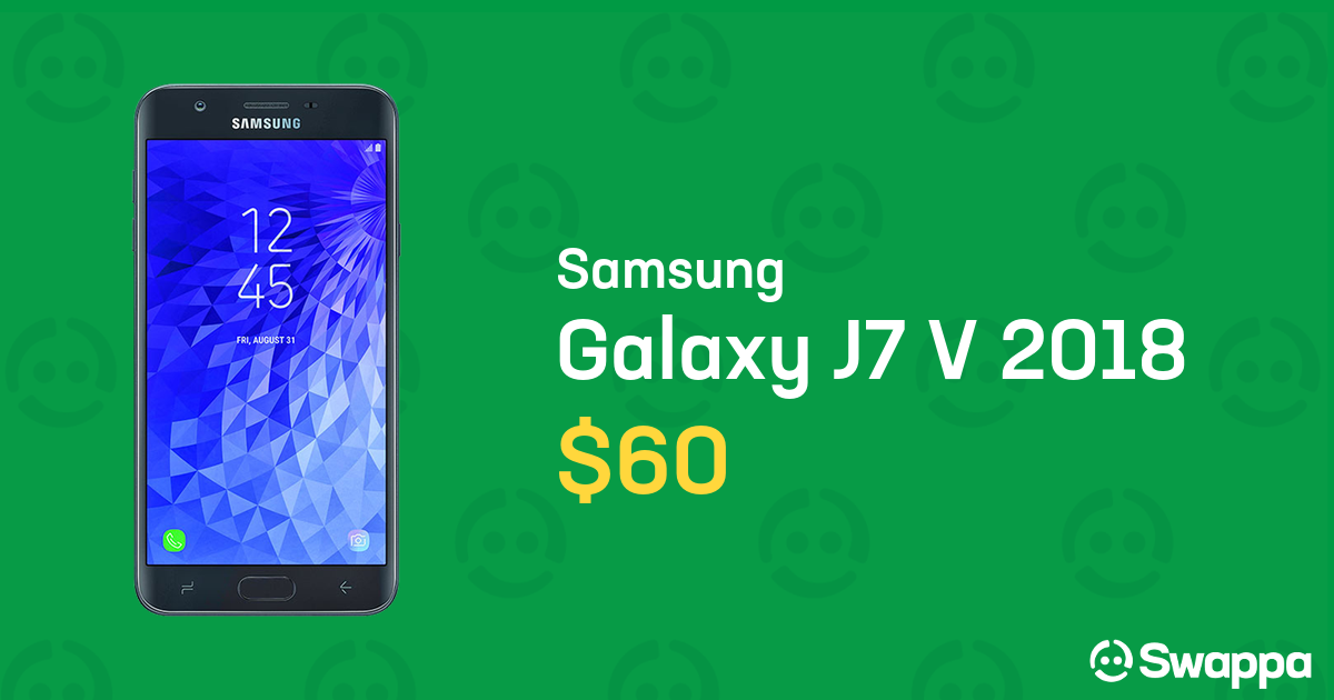 Samsung Galaxy J7 V 2018 - Verizon, Black, SM-J737V, Prepaid ...