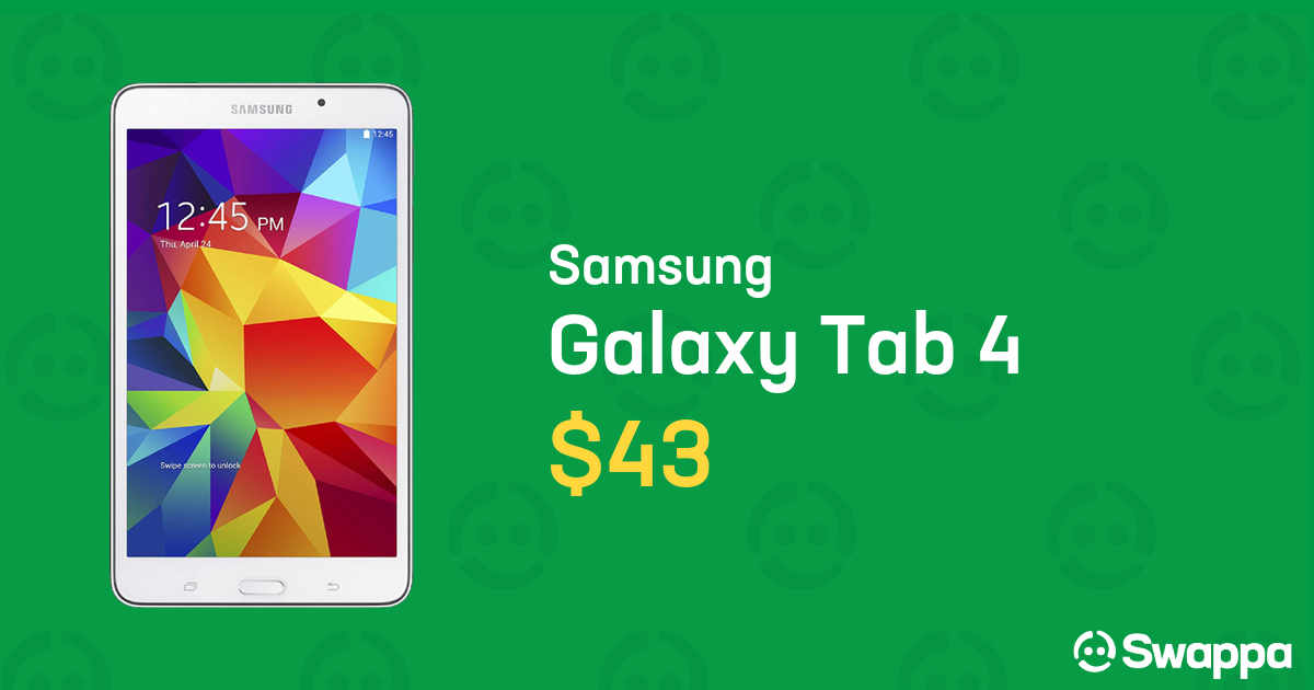 Samsung Galaxy Tab 4 - Wi-Fi, Black, 8GB, SM-T230NU, 7" Nook Edition - LUBG04525 - Swappa