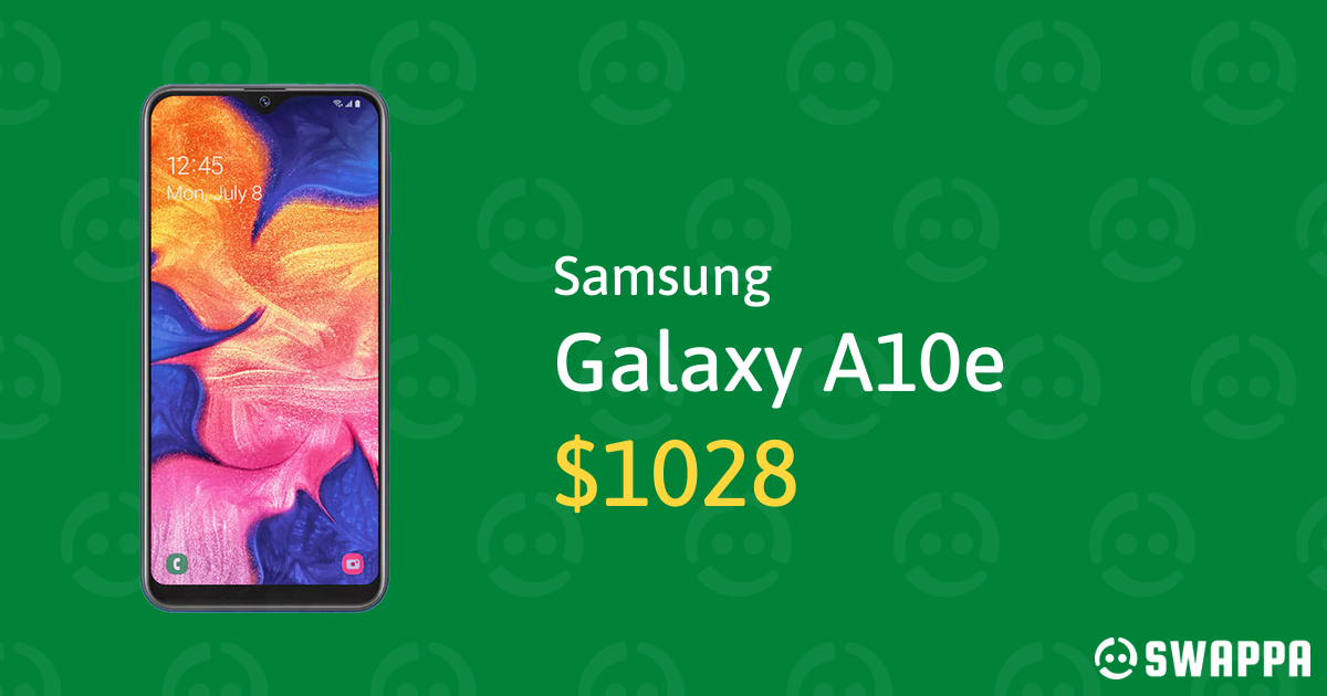 Samsung Galaxy A10e - Unlocked, Black, 32GB, 2GB, SM-A102U1 - LUDH56025 ...
