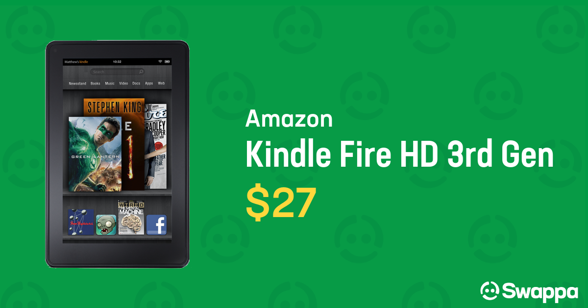 Amazon Kindle Fire HD 3rd Gen - Amazon - LUHS01605 - Swappa