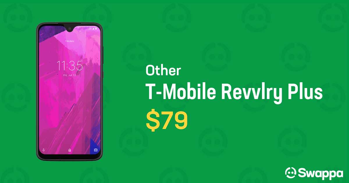 T-Mobile Revvlry Plus - T-Mobile, Black, 64GB, 4GB - LVCB98678 - Swappa