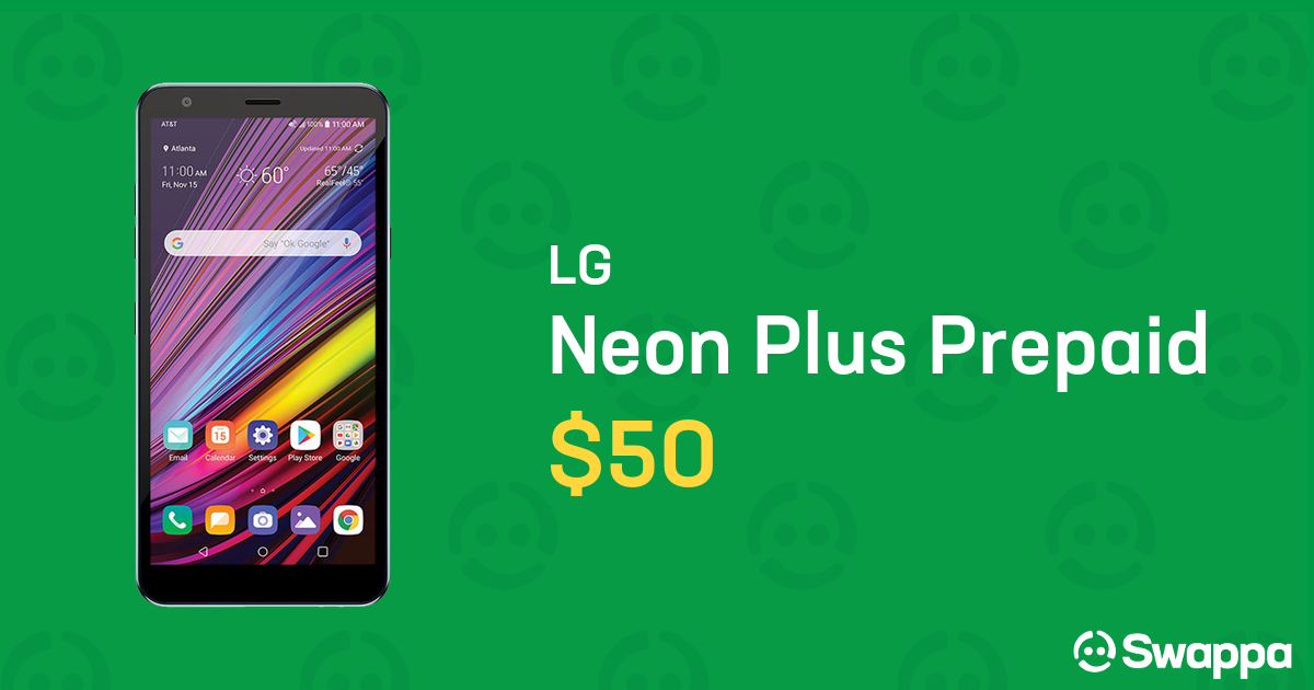 LG Neon Plus Prepaid - AT&T, Blue, 32GB, 2GB - LVCO41490 - Swappa
