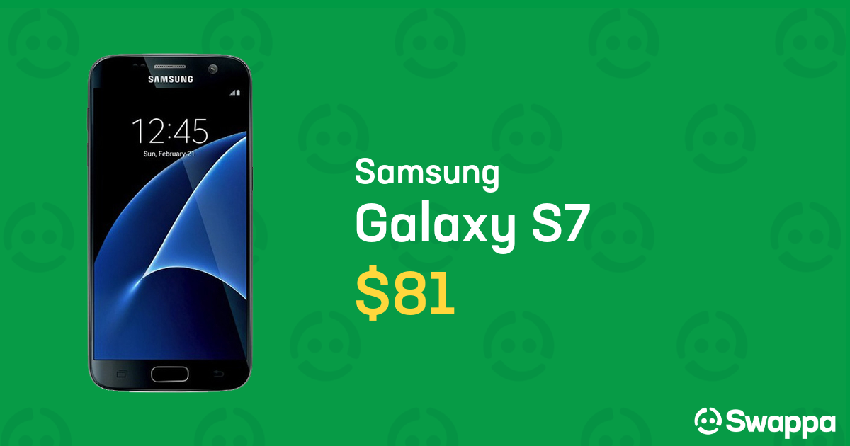 Samsung Galaxy S7 - Unlocked, Black, 32GB, SM-G930W8 - LVEQ12046 - Swappa