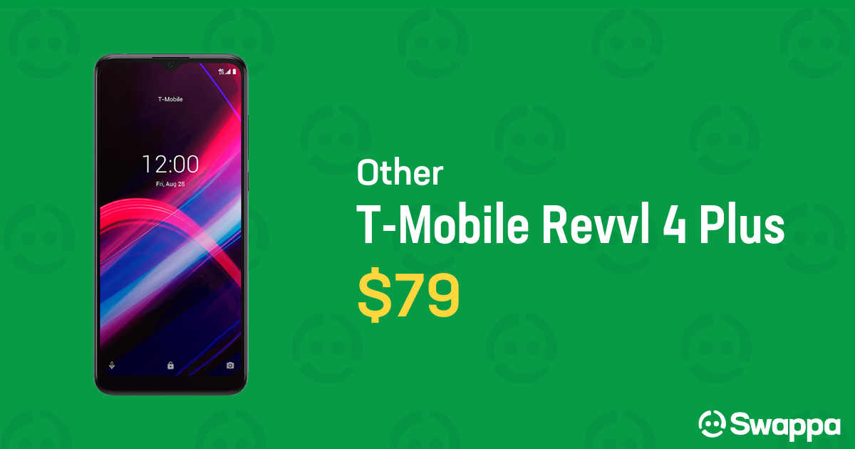 T-Mobile Revvl 4 Plus - T-Mobile, Gray, 64GB, 4GB - LVEU60219 - Swappa