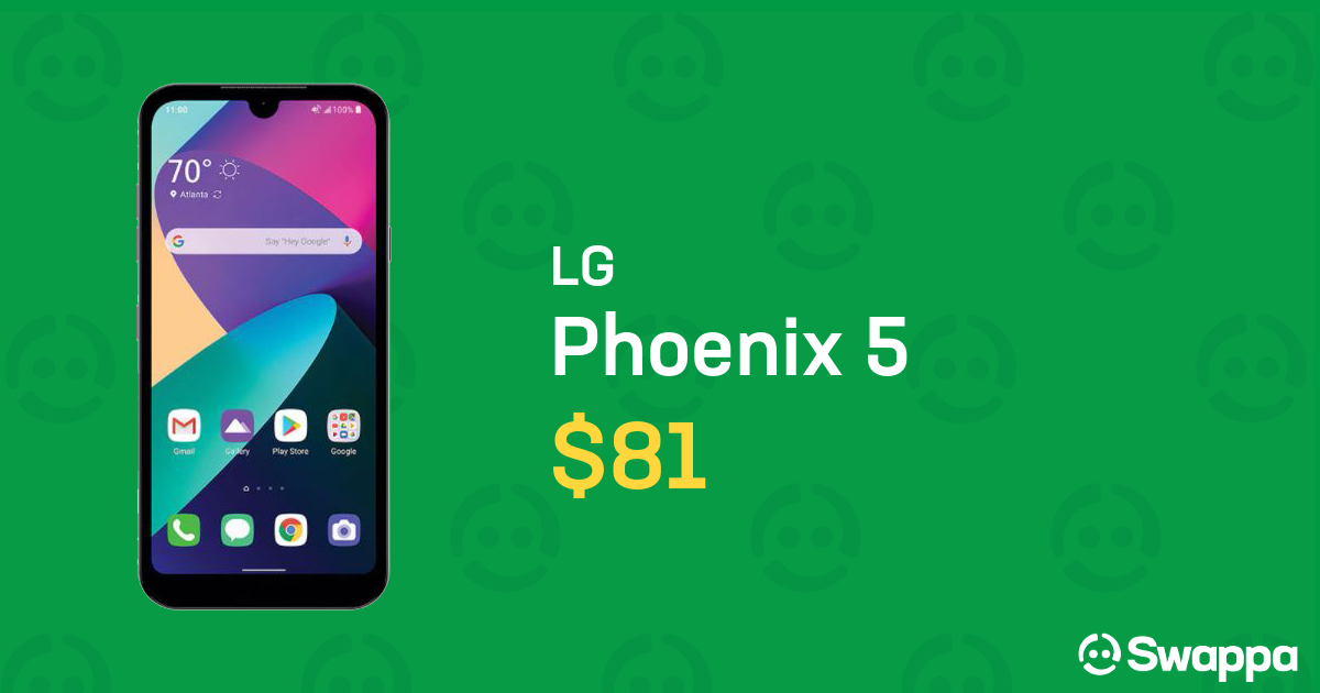LG Phoenix 5 - AT&T, Silver, 16GB, 2GB, Prepaid - LVFH60287 - Swappa