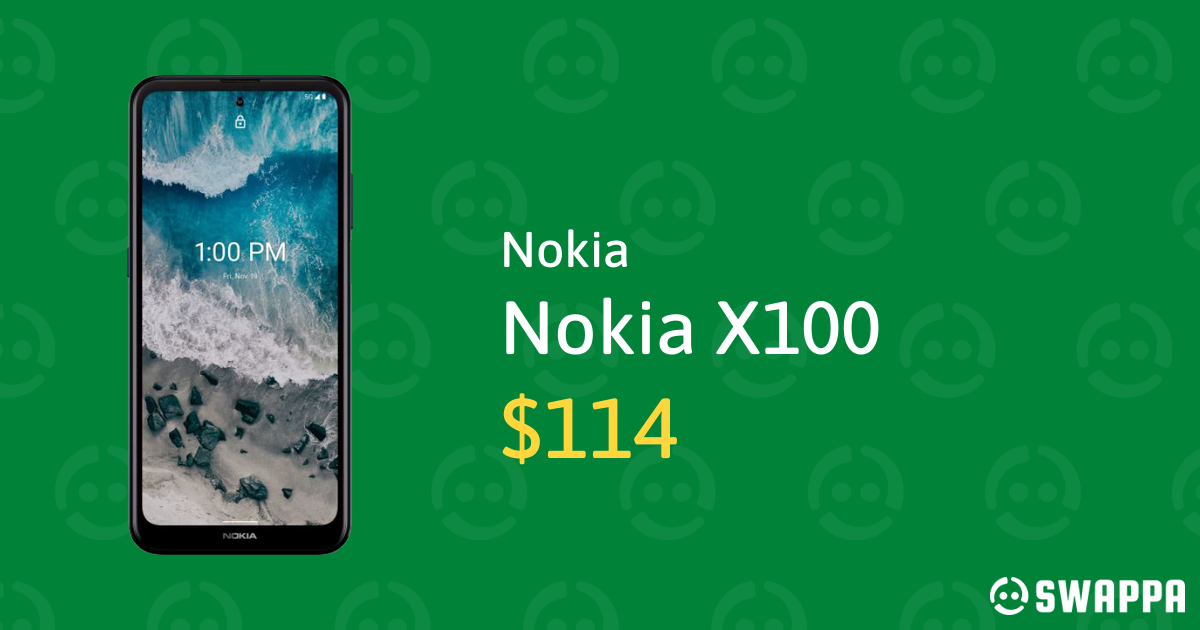 Nokia X100 - T-Mobile, Navy Blue, 128GB, 6GB - LWJC63950 - Swappa