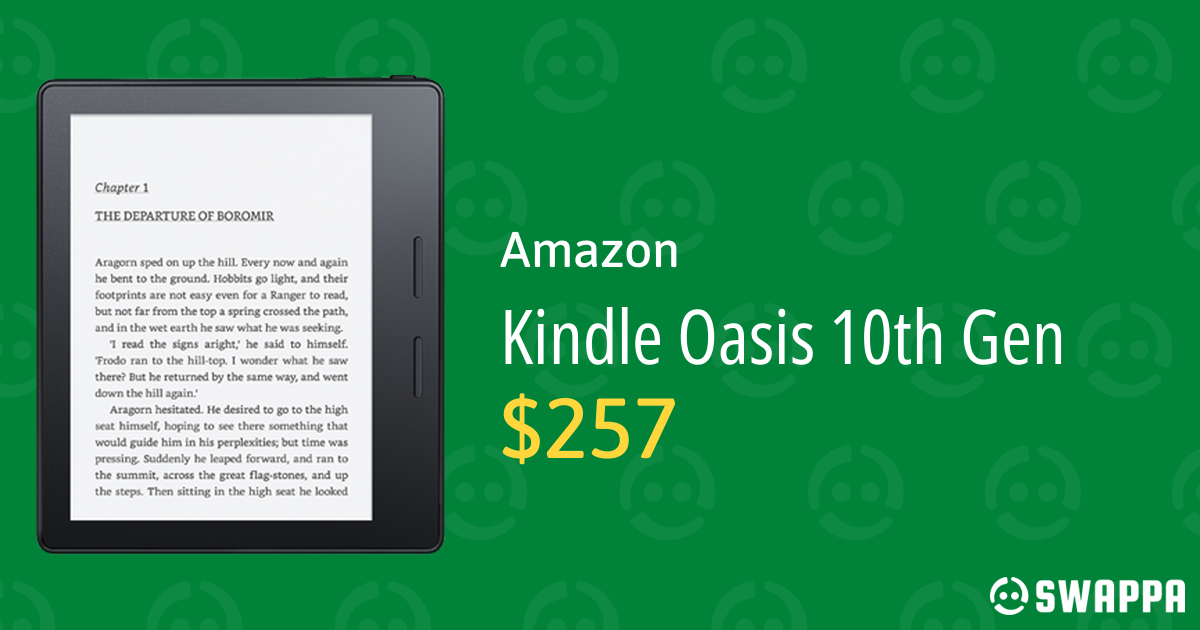 Amazon Kindle Oasis 10th Gen - Gray, 32GB, WiFi Only - LWLQ90072 - Swappa