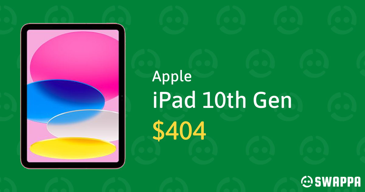 Apple iPad 10th Gen - Wi-Fi, Pink, 64GB, A2696 - LWNB15066 - Swappa