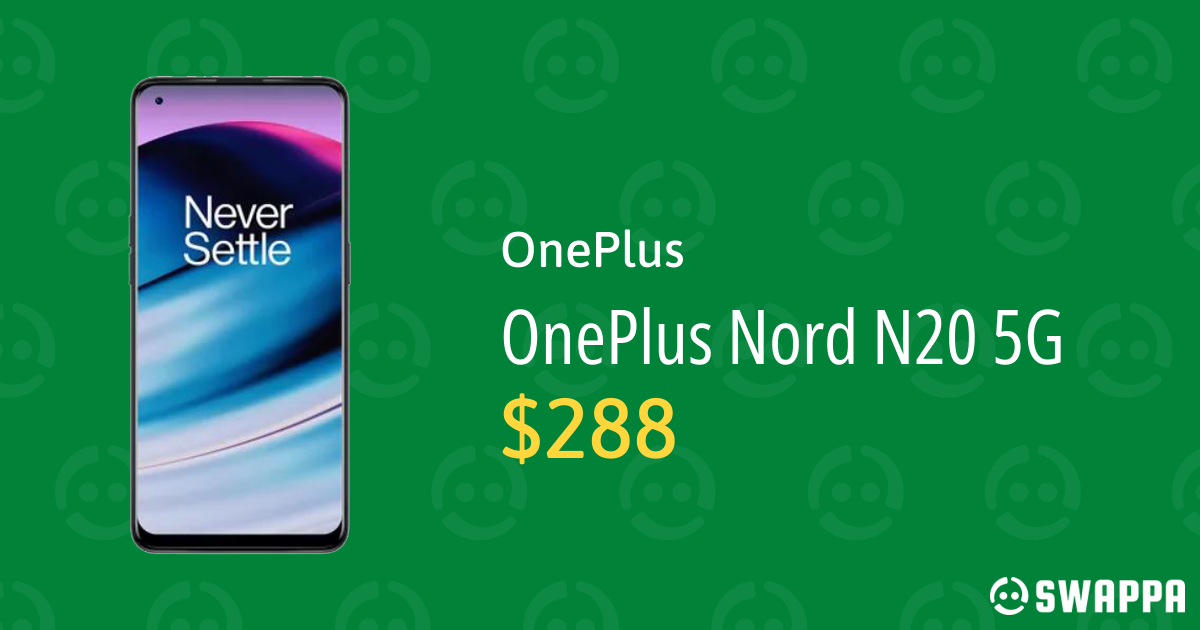 OnePlus Nord N20 5G - T-Mobile, Blue, 128GB, 6GB - LWNF43753 - Swappa