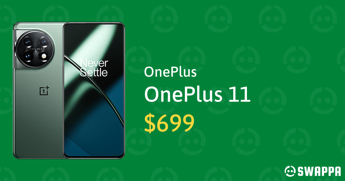 OnePlus 11 - Unlocked, Black, 256GB, 16GB, CPH2451 - LXDG55225 - Swappa