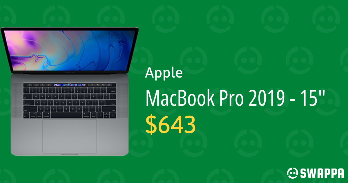 MacBook Pro 2019 - 15" - I7, Silver, 256GB, 16GB - LXDJ37825 - Swappa