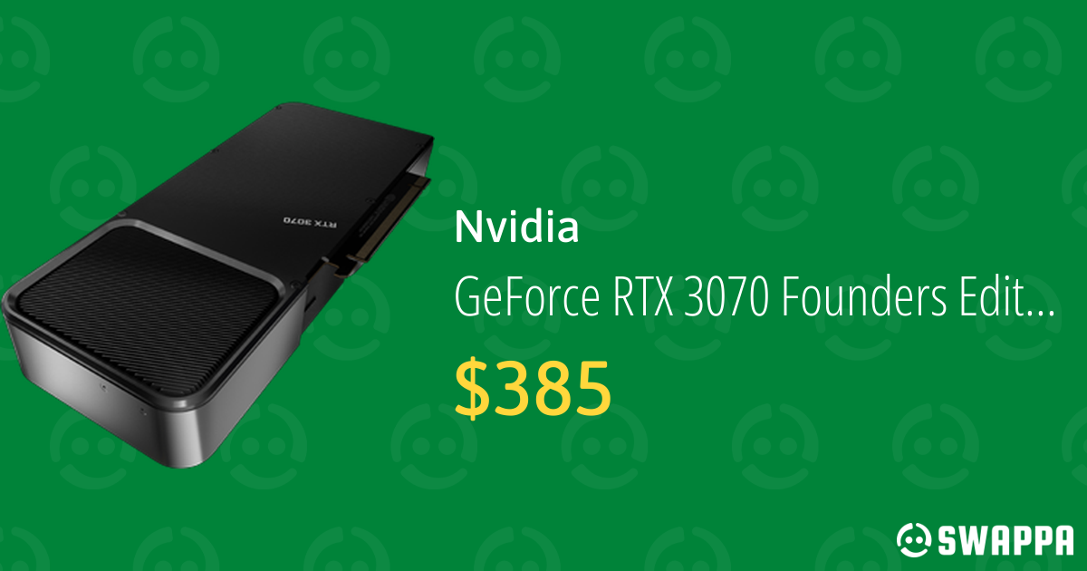Nvidia GeForce RTX 3070 Founders Edition - 900-1G142-2510-000 ...