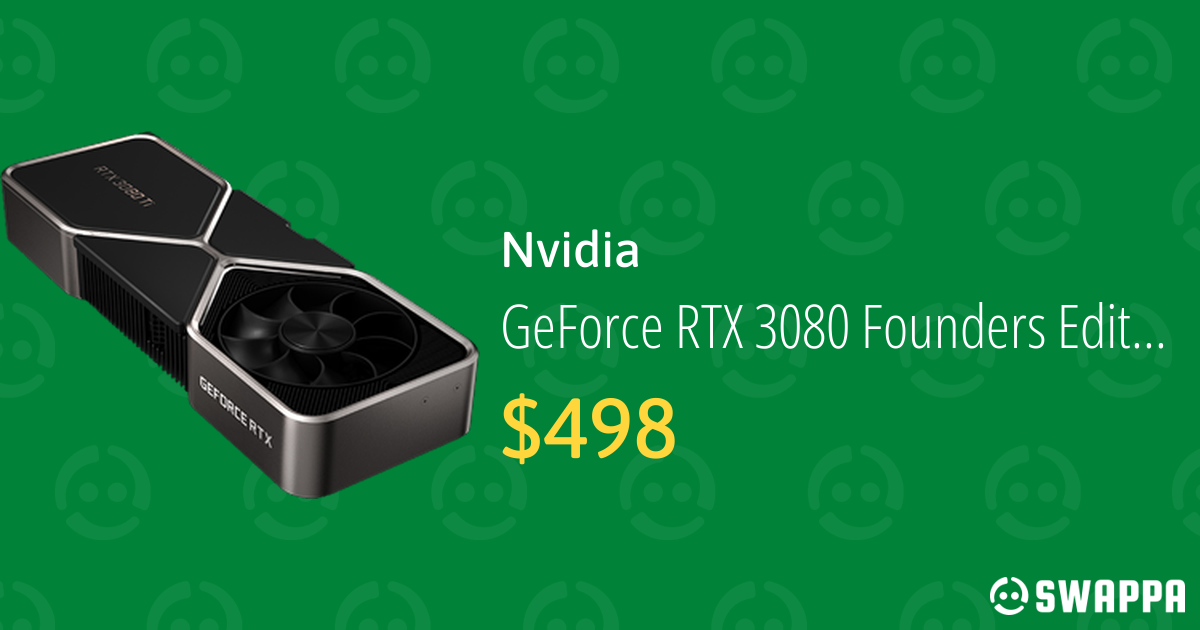 Nvidia GeForce RTX 3080 Founders Edition - 900-1G133-2530-000 ...