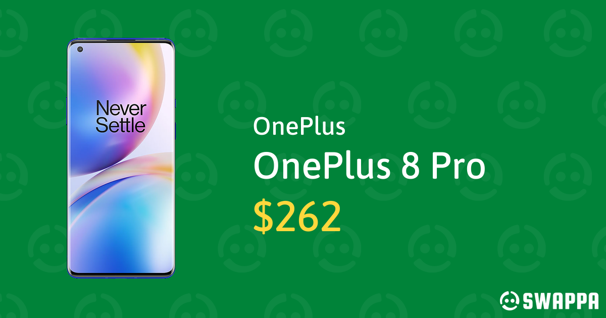 OnePlus 8 Pro - Unlocked, Blue, 256GB, 12GB, IN2025 - LXHE23908 - Swappa