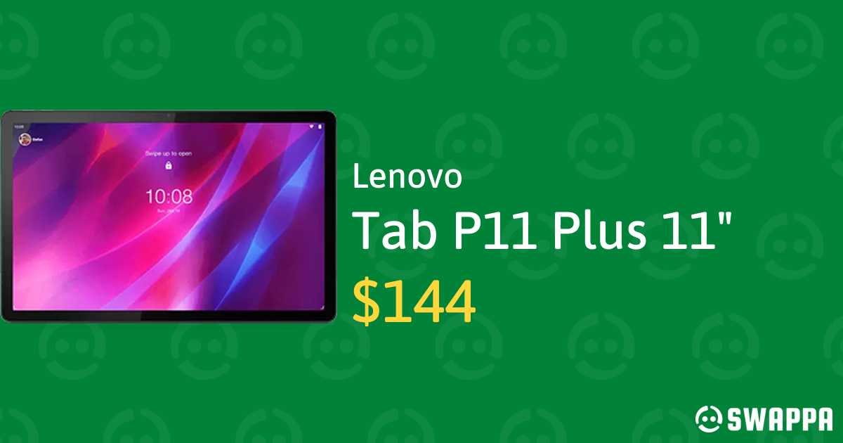 Lenovo Tab P11 Plus 11" - Wi-Fi, Gray, 128GB, 6GB - LXHZ66902 - Swappa