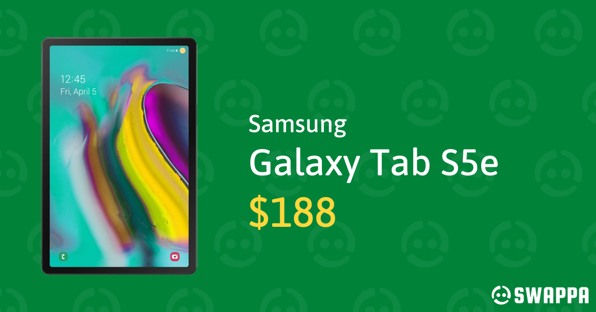 Samsung Galaxy Tab S5e - AT&T, Black, 64GB, 4GB, SM-T727A - LXJB77183 ...