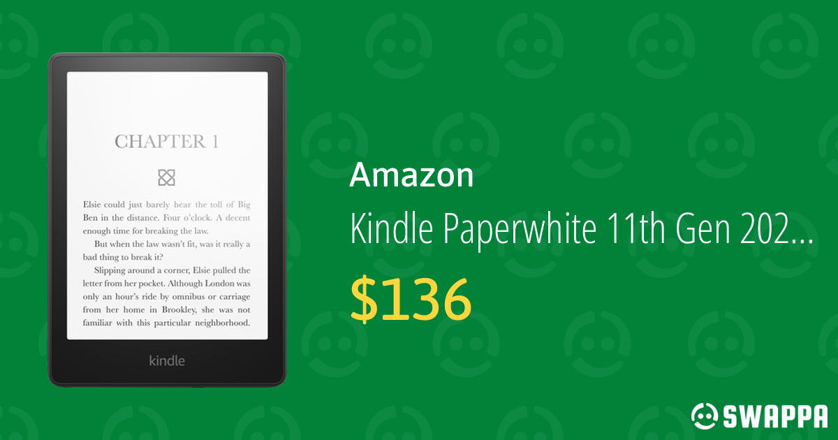 Amazon Kindle Paperwhite 11th Gen 2021 - Amazon, Blue, 16GB - LXJN63879 ...