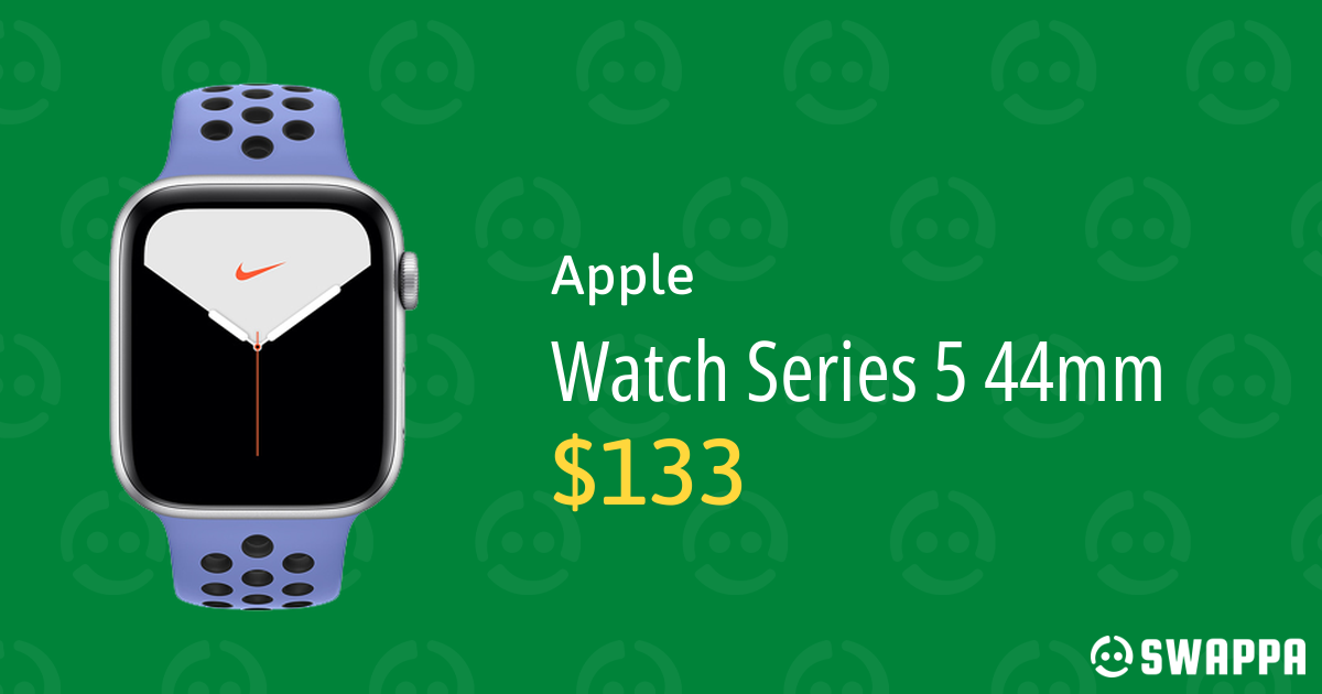 Apple Watch Series 5 44mm - Unlocked, Gray, A2095 Cellular, Nike ...
