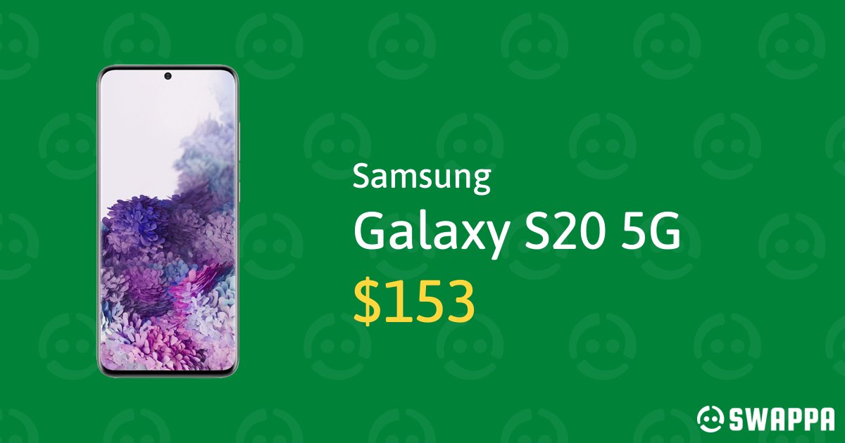 Samsung Galaxy S20 5G - Sprint, Pink, 128GB, 12GB, SM-G981U - LXNR36900 ...