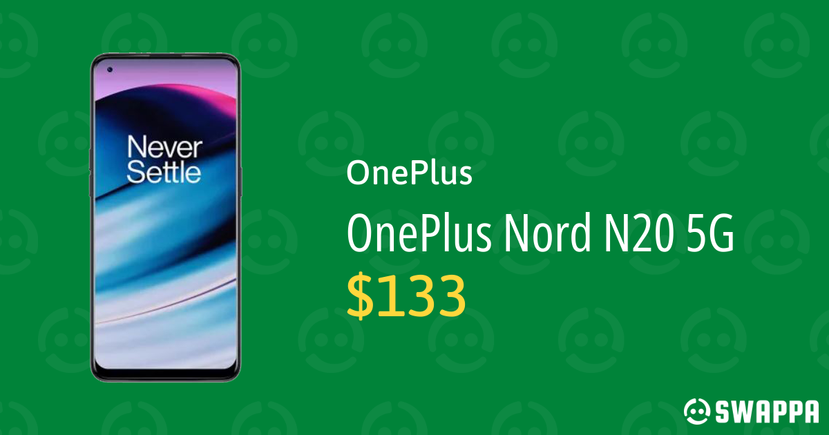 OnePlus Nord N20 5G - Metro by T-Mobile, Blue, 128GB, 6GB - LYAU93638 ...