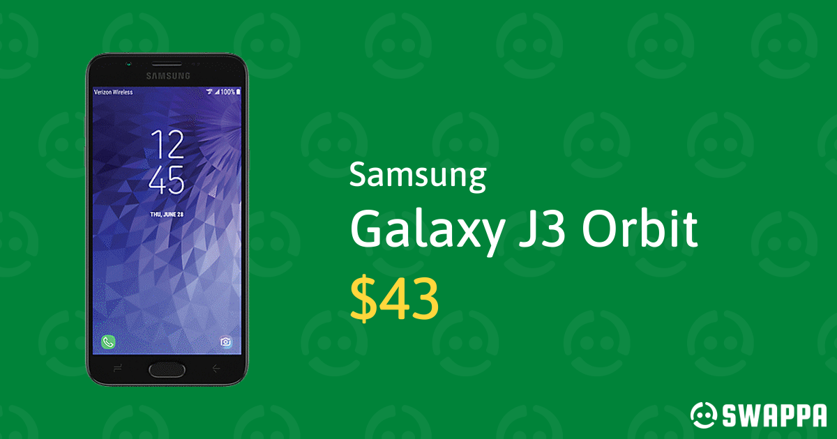 Samsung Galaxy J3 Orbit - TracFone, Black, 16GB - LYBT50629 - Swappa