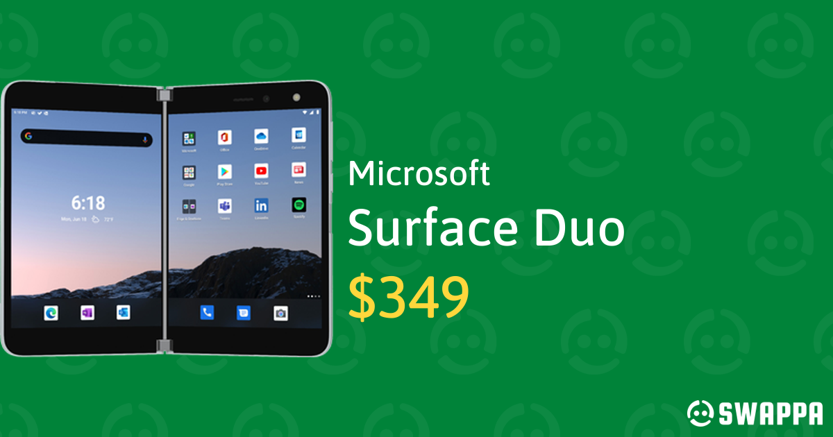 Microsoft Surface Duo - Unlocked, White, 128GB, 6GB - LYBX21620 - Swappa