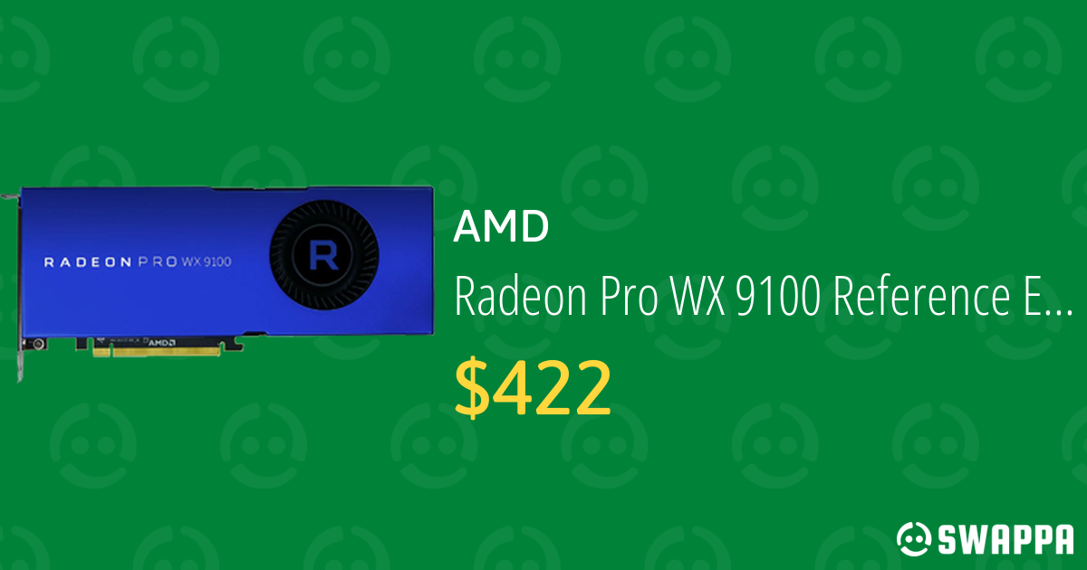 AMD Radeon Pro WX 9100 Reference Edition - LYCB49592 - Swappa