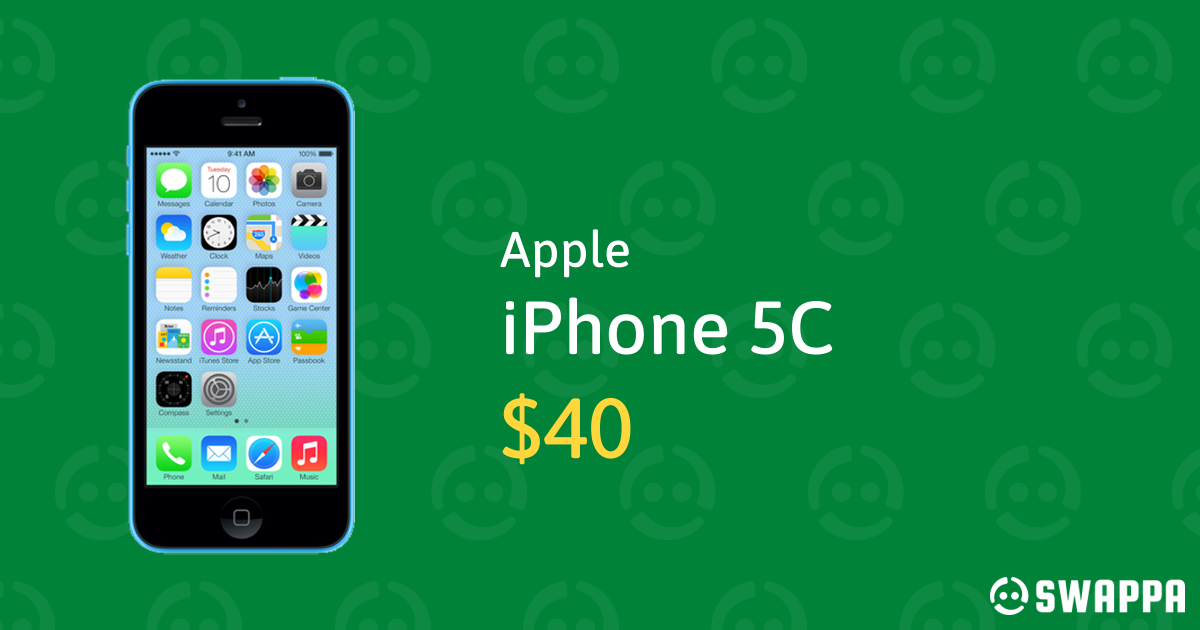 Apple iPhone 5C - Unlocked, Blue, 16GB, A1529 - LYCF13098 - Swappa