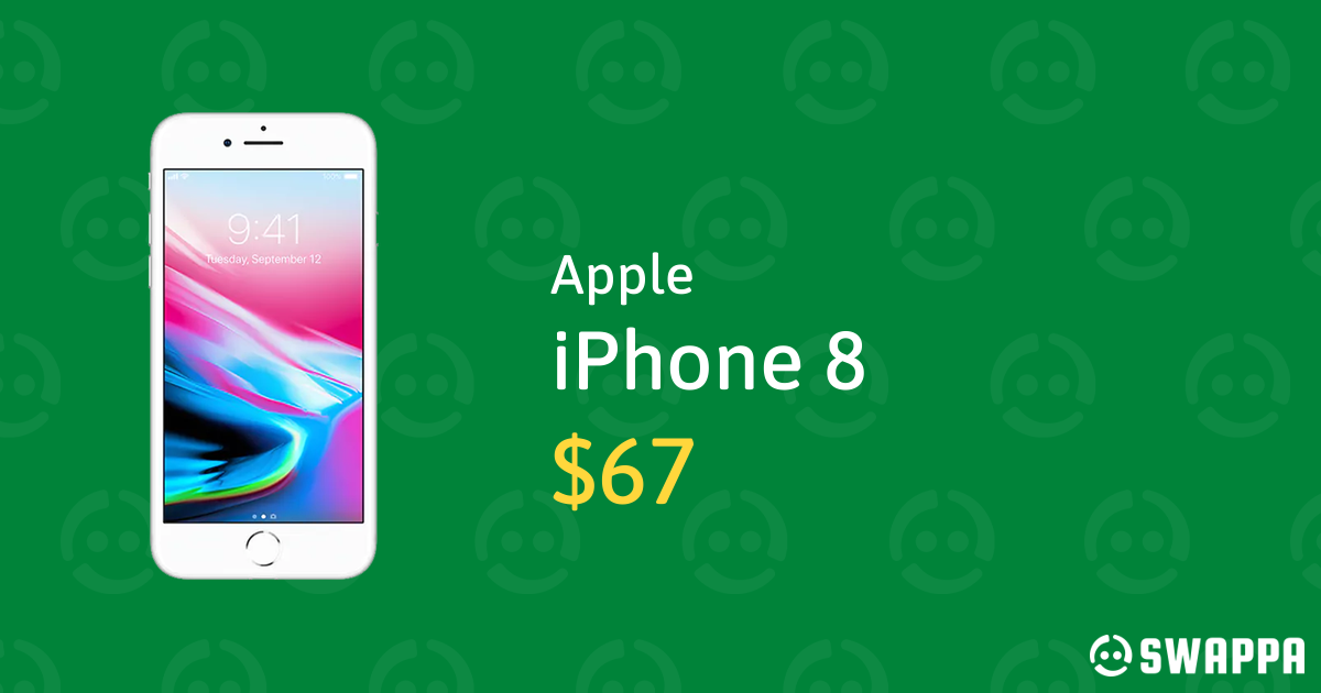 Apple iPhone 8 - AT&T, Silver, 64GB, A1863 - LYCI44127 - Swappa