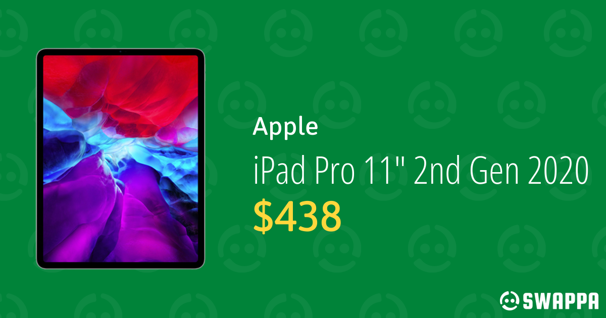 Apple iPad Pro 11" 2nd Gen 2020 - Unlocked, Gray, 256GB, A2068 ...