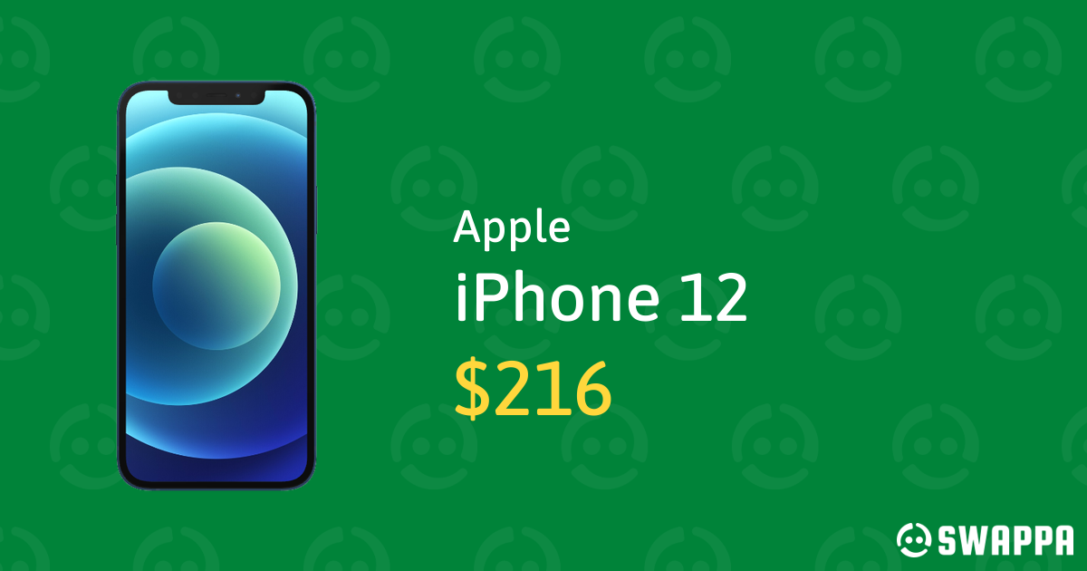 Apple iPhone 12 - T-Mobile, Black, 64GB, A2172 - LYCT13209 - Swappa