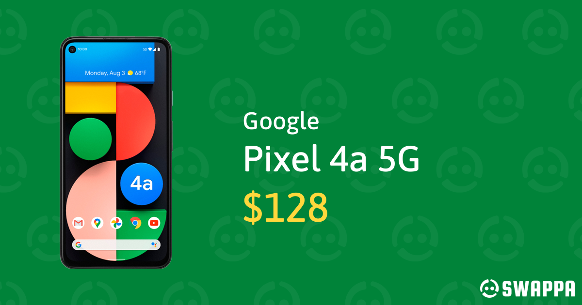 Google Pixel 4a 5G - Verizon, White, 128GB, 6GB, G6QU3, UW - LYDA42616 ...