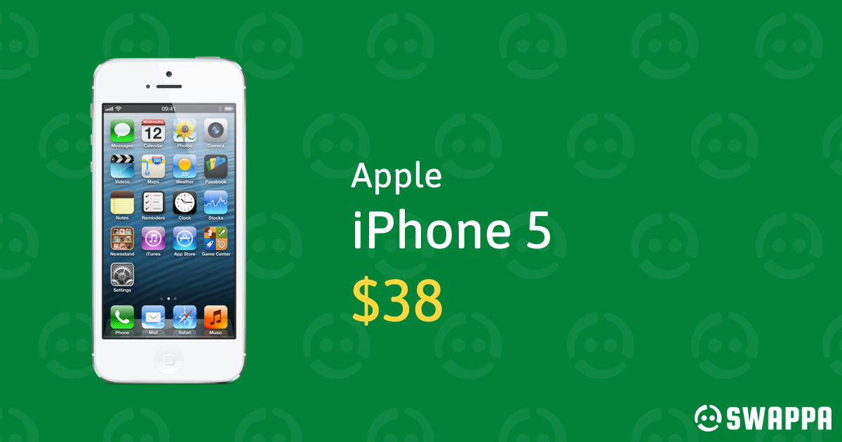 Apple iPhone 5 - Unlocked, Black, 16GB, A1428 - LYDF56150 - Swappa