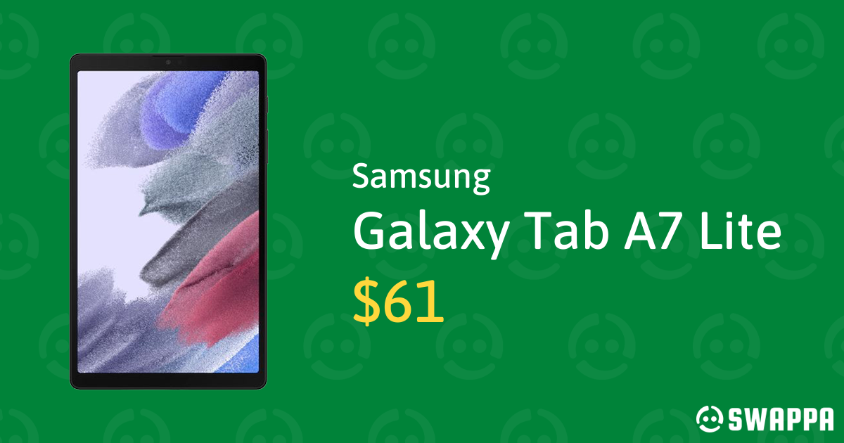 Samsung Galaxy Tab A7 Lite - Wi-Fi, Silver, 32GB, 3GB - LYEO89430 - Swappa