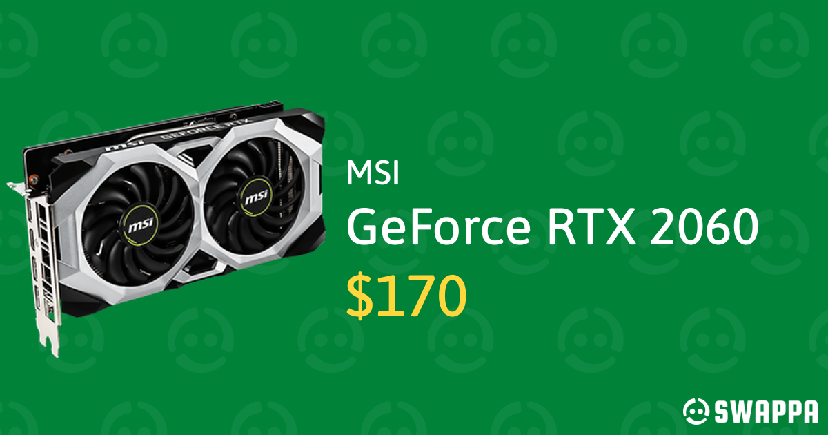 MSI GeForce RTX 2060 - RTX-2060-VENTUS-6G-OC, Ventus OC - LYEP98566 ...