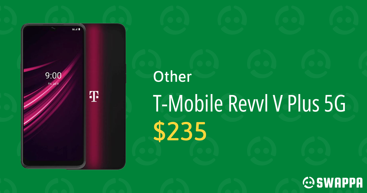 T-Mobile Revvl V Plus 5G - T-Mobile, Black, 64GB, 4GB - LYFA28353 - Swappa