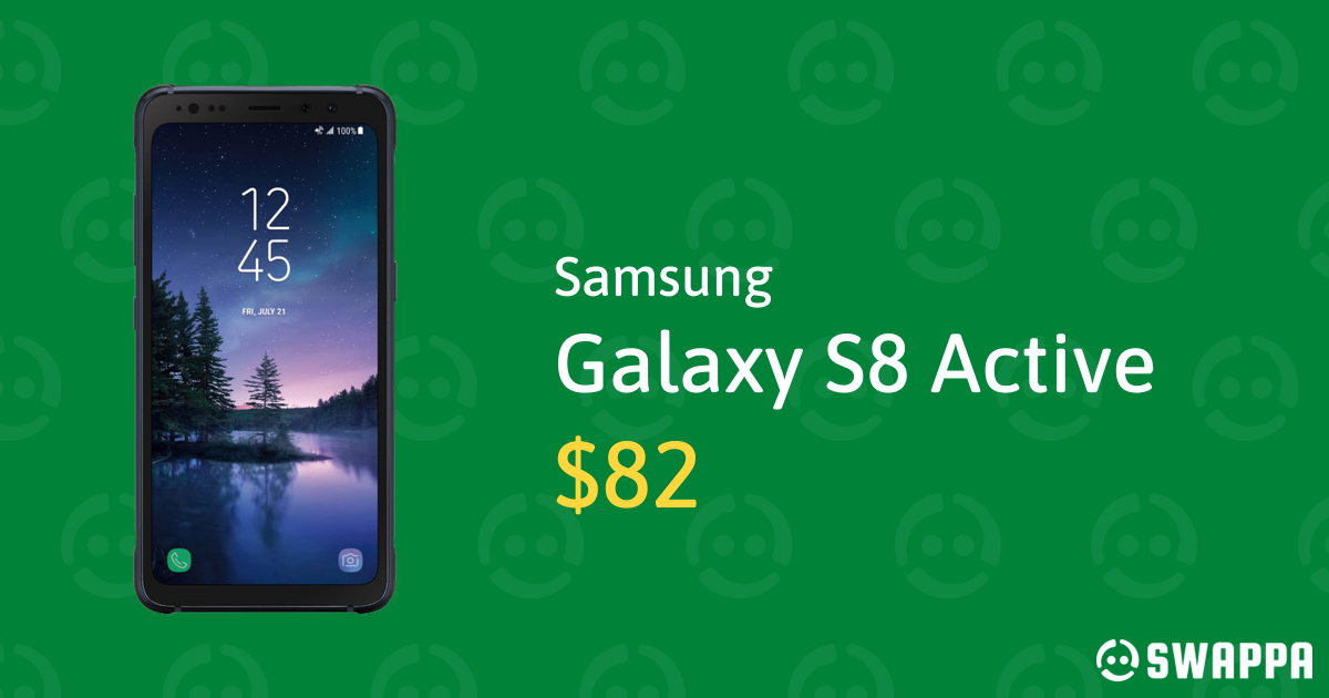 Samsung Galaxy S8 Active - AT&T, Gray, 64GB, 4GB, SM-G892A - LYFD31464 ...