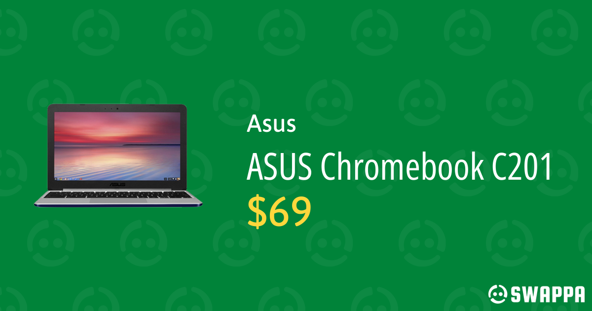 ASUS Chromebook C201 - Navy Blue, 16GB, 4GB, C201PA-DS02 - LYFS83773 ...