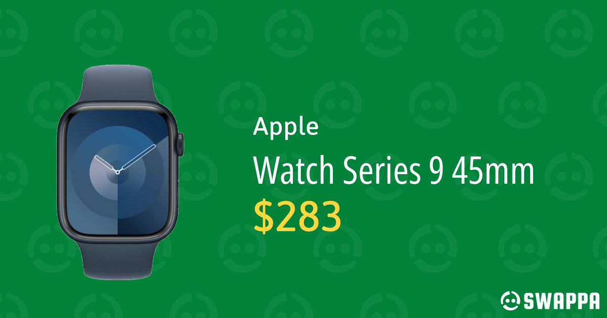 Apple Watch Series 9 45mm - Pink, A2980 - GPS, Aluminum - LYFY91878 ...
