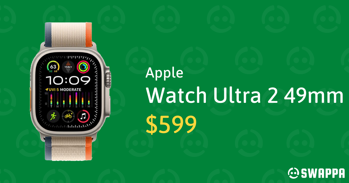 Apple Watch Ultra 2 49mm - Unlocked, Titanium, A2986 - LYGA09768 - Swappa