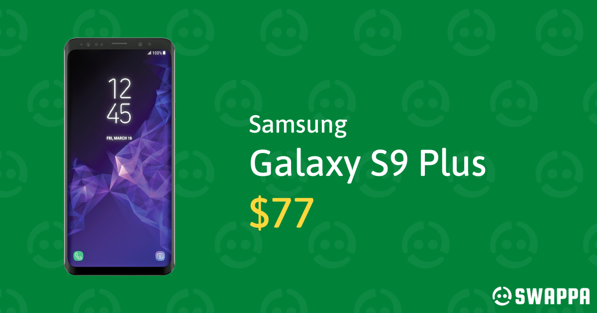 Samsung Galaxy S9 Plus - T-Mobile, Black, 64GB, SM-G965U - LYGB67264 ...